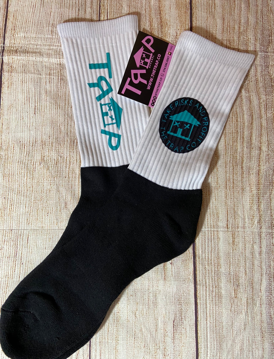TRAP SOCKS - Teal – TheTrap.Co