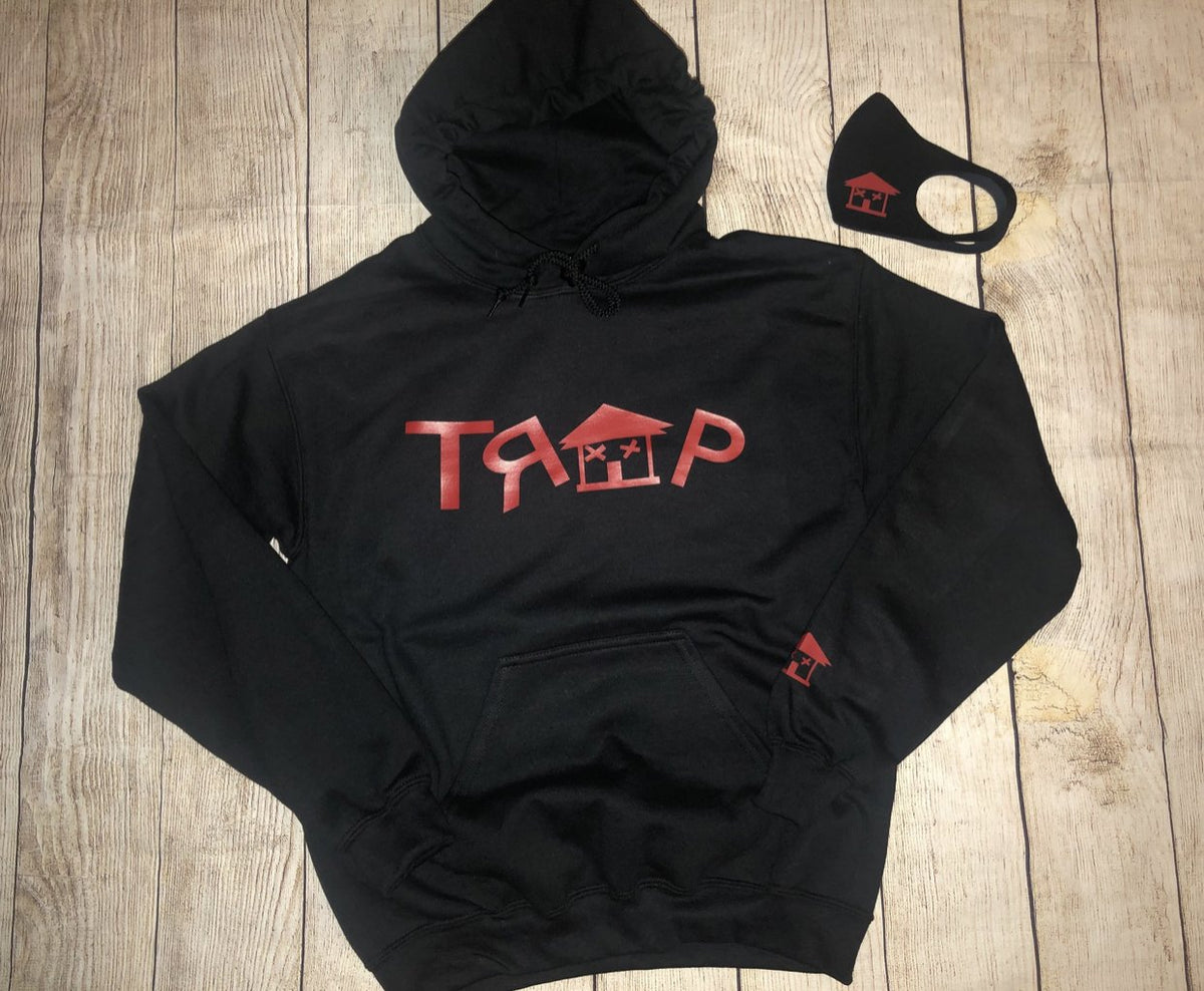 TRAP HOODIE BLACK/RED – TheTrap.Co